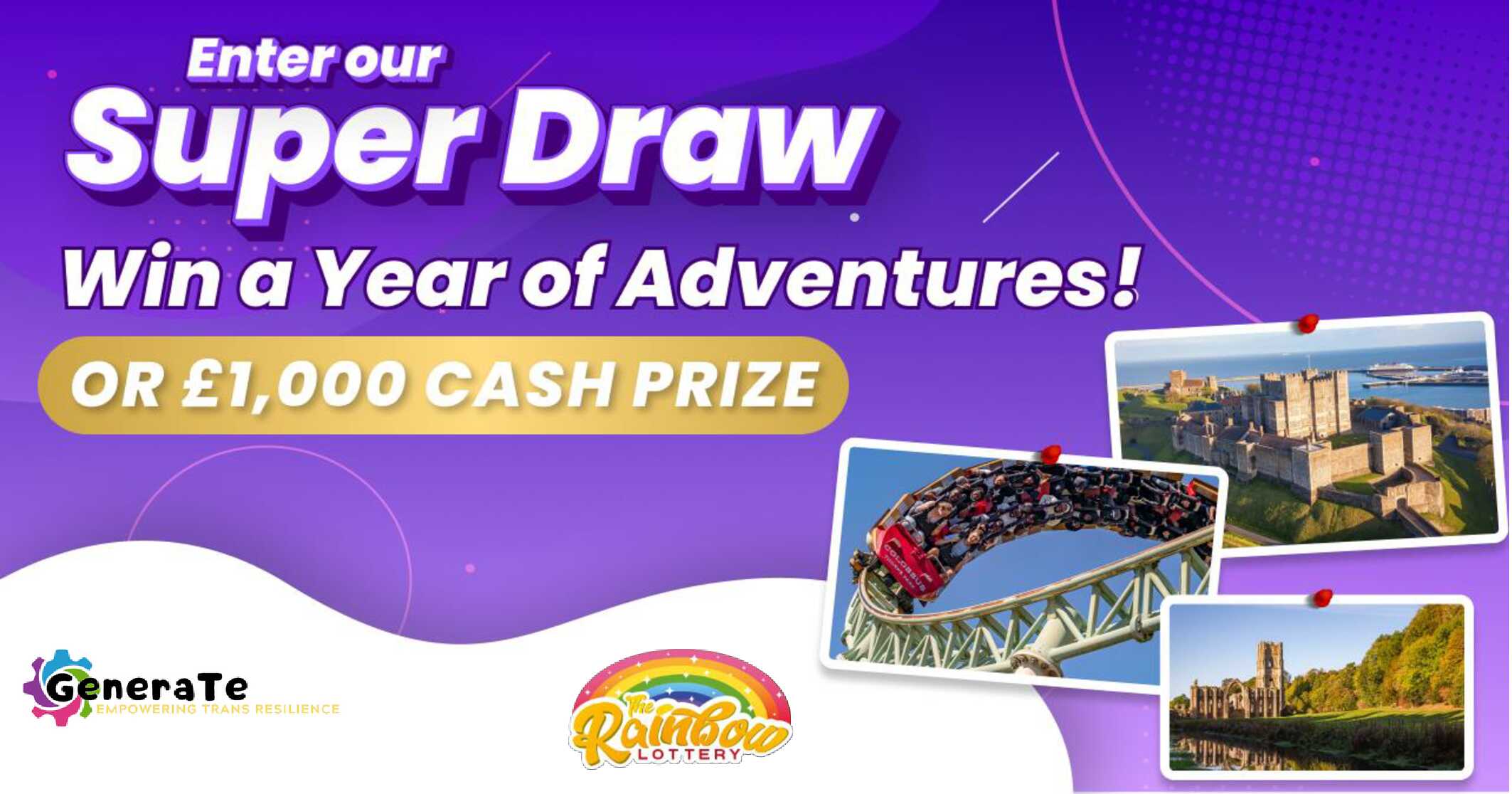 Support Generate when you play The Rainbow Lottery - The Rainbow Lottery